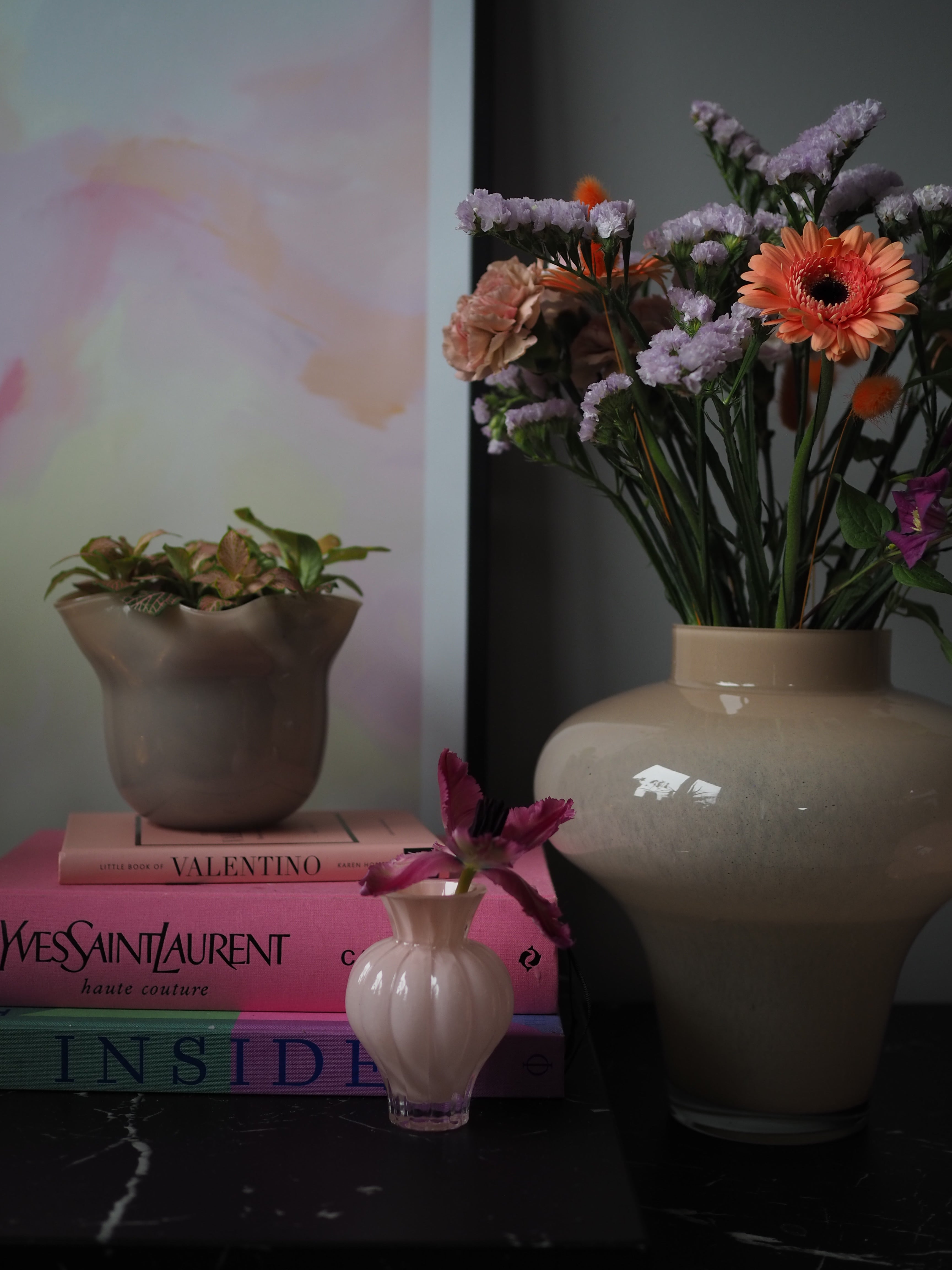 Floriss Paleet | Ansikt Vase Large Rosa